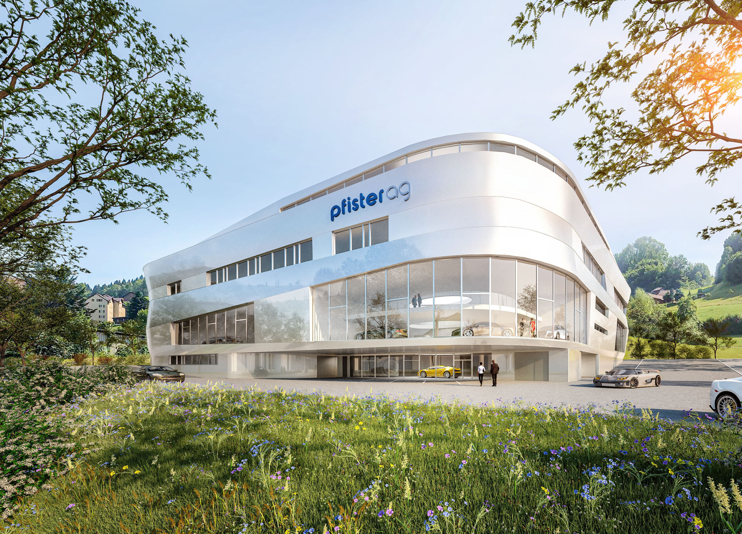 Neubau Carrosserie Pfister Herisau - SJB Kempter Fitze AG